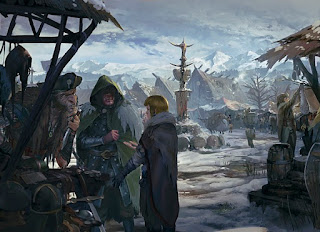 DnD 5E Storm Kings Thunder: Bryn Shander - Walled town in the cold ...