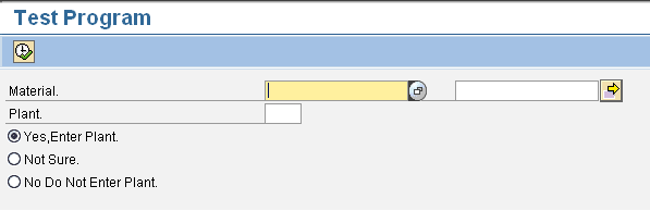 Sample Program On AT SELECTION-SCREEN OUTPUT - 1.