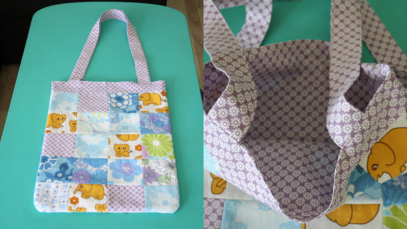 Westmose: Patchwork tasker til salg...