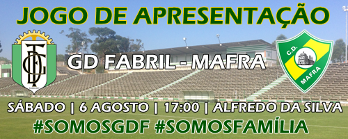 Desporto no Distrito de Setúbal: GD Fabril »»» O jogo de apresentação ...