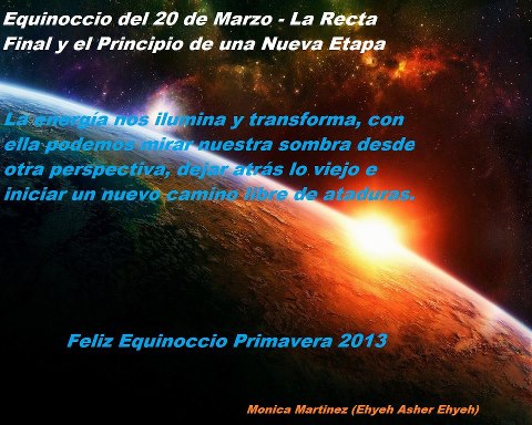 HA LLEGADO LA LUZ: La Recta Final y el Principio de una Nueva Etapa.