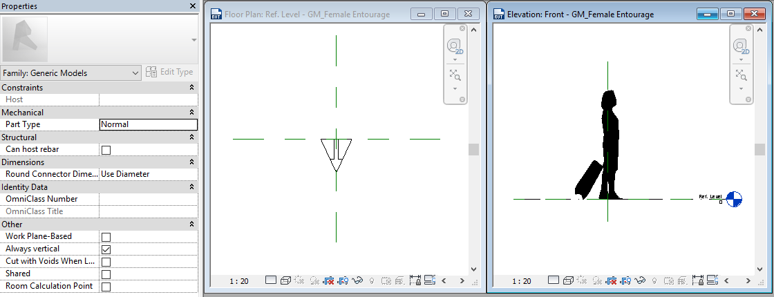 Revit Recess: Custom Entourage Family Twist