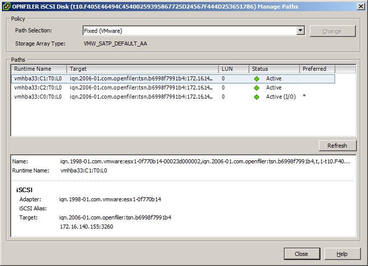 Freedom Space: Multipathing using iSCSI with multiple NICs - ESX ...