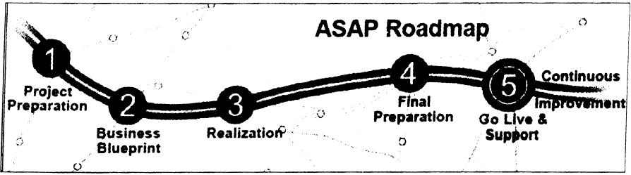 All Questions in One Site: Explain 'ASAP Roadmap' phases. | SAP-FICO