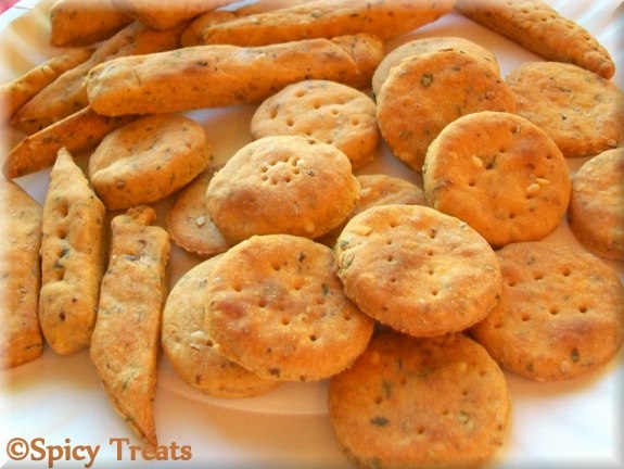 Spicy Treats: Chilli Ajwain Biscuits - No Sweet