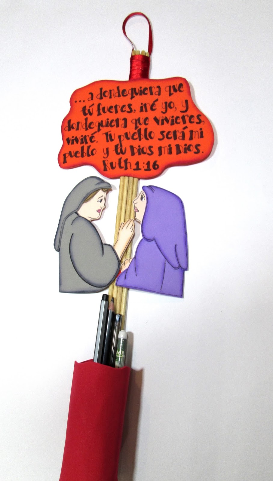 Escuela de Manualidades Bezaleel: Manualidades Bíblicas, Rut y Noemí.