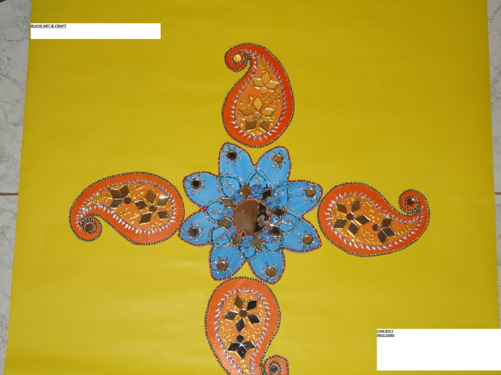 Asmi's Creations: PORTABLE RANGOLI