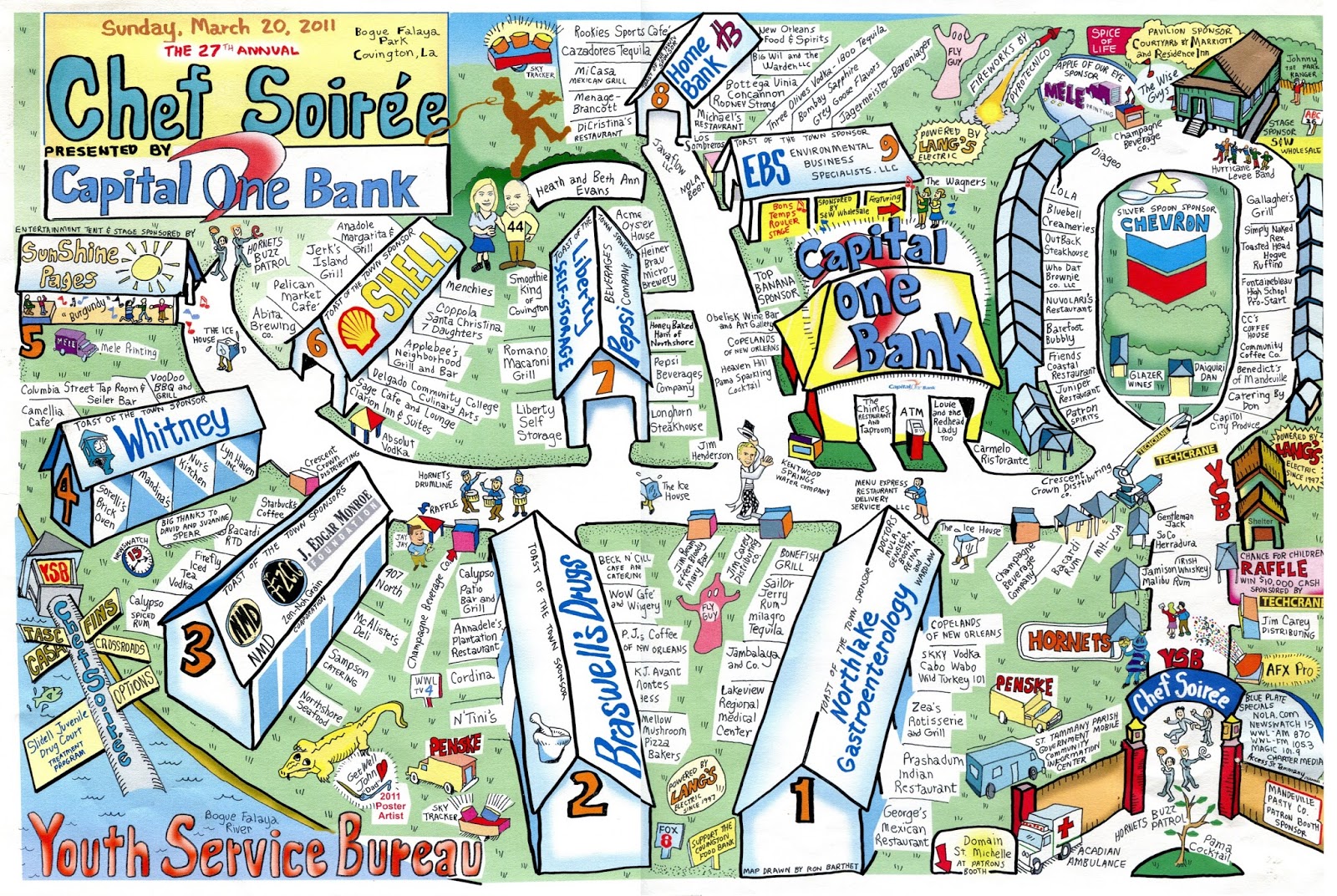 Tammany Family: ChefSoiree Maps