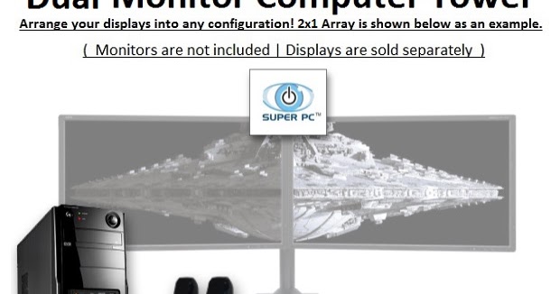 Multi-Monitor Tips and Tricks: SUPER PC | Dual Display Mid-Tower Computer System | 5th Gen Intel ...