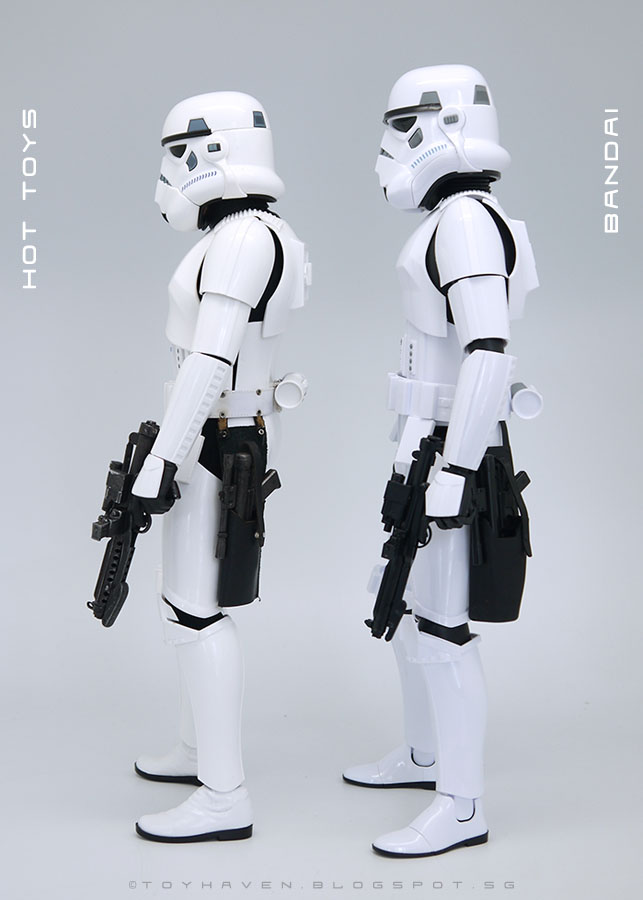 toyhaven: Comparison pictures of Hot Toys 1/6th scale Star Wars ...