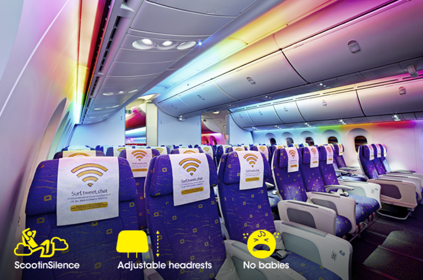 Scoot airlines seats review