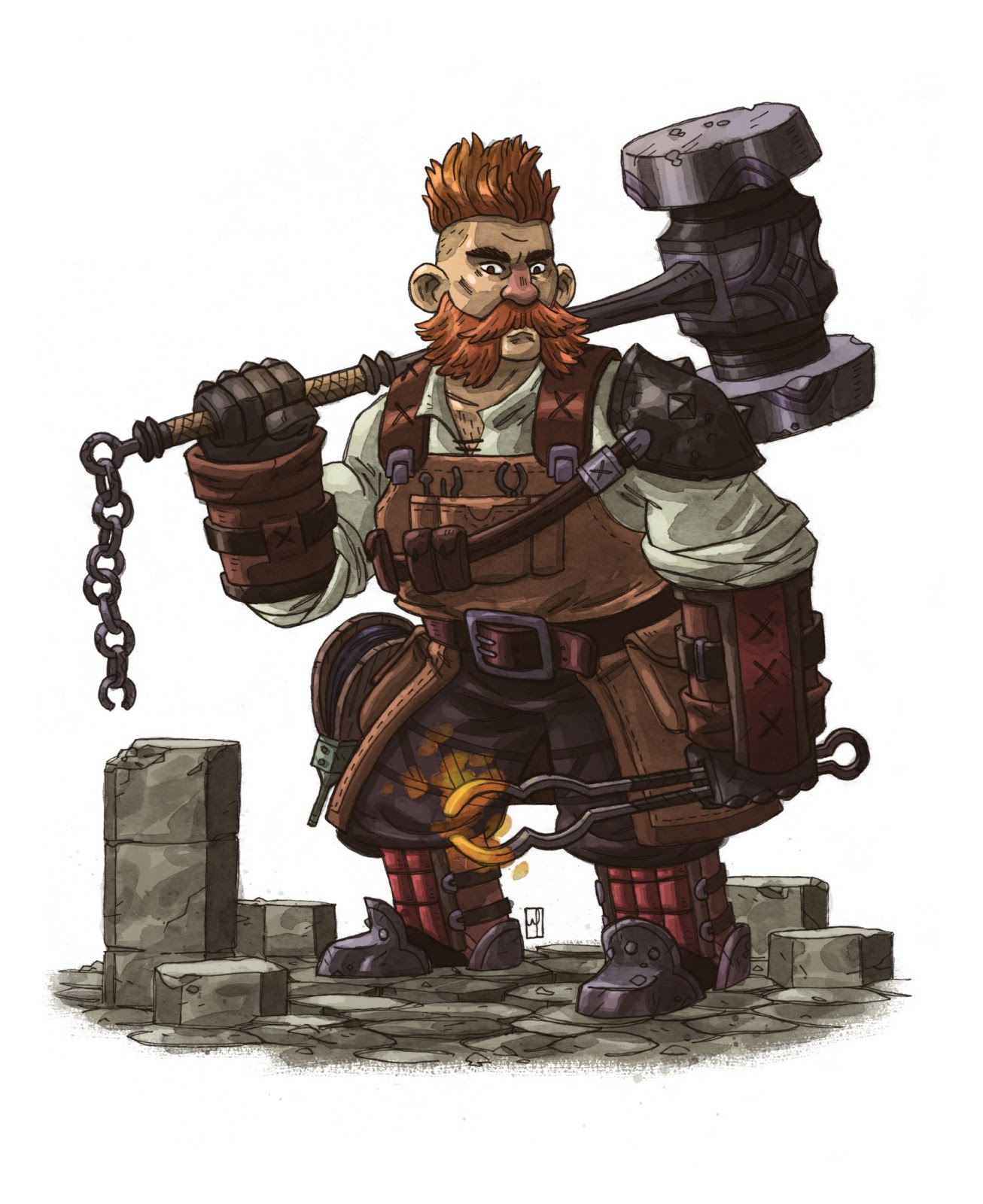 The Art of M. S. Corley: Iron Dwarf