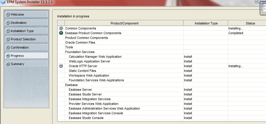 BI Direct: Installing Oracle Essbase Release 11.1.2.1.0 on Windows