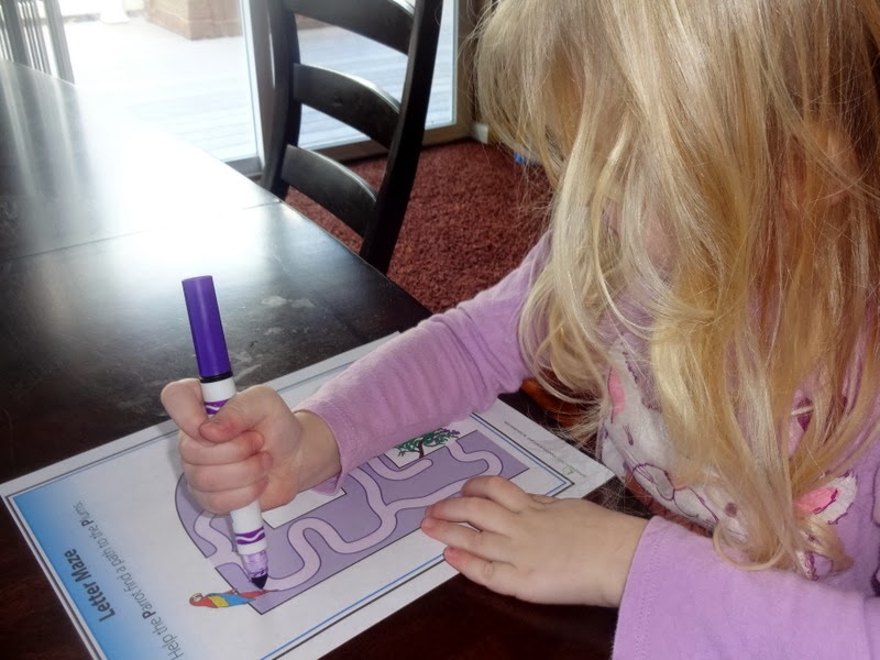 Mom's Tot School: The Letter P