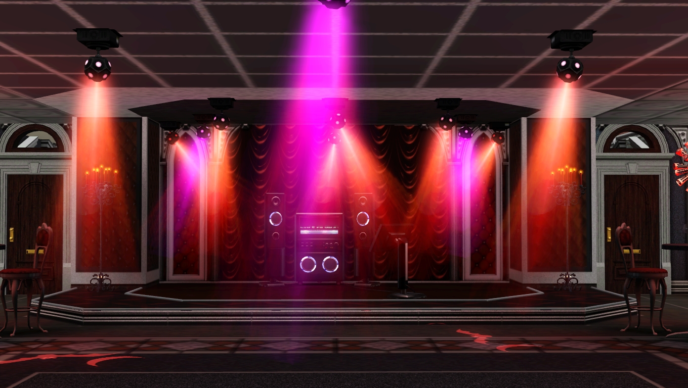 Sims 3 ComfoLife Design Studio: Bloodred Ruby Vampire Lounge: Download