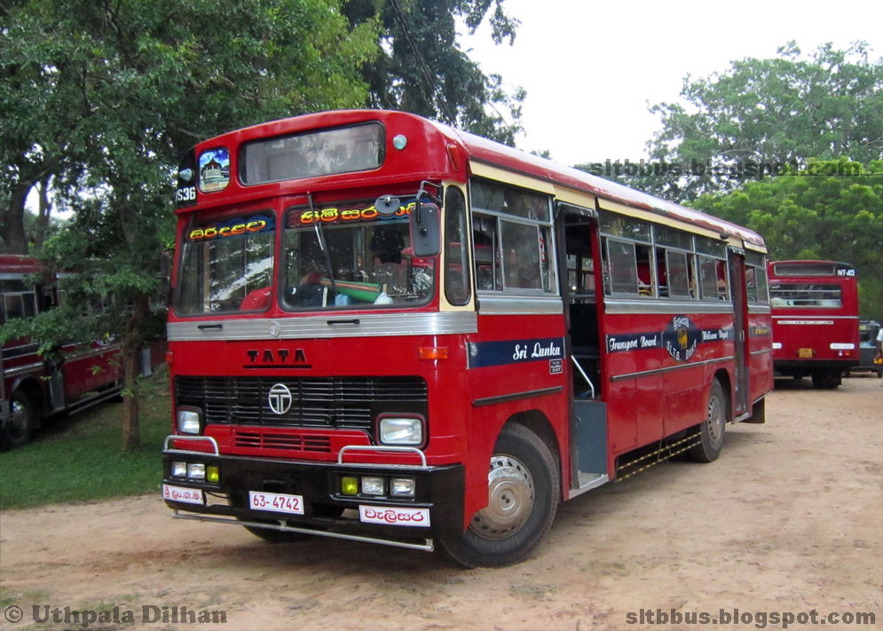 SLTB buses - ශ්‍රී ලංගම බස්: Ruby bodied TATA 1510 Padaviprapthi bus ...