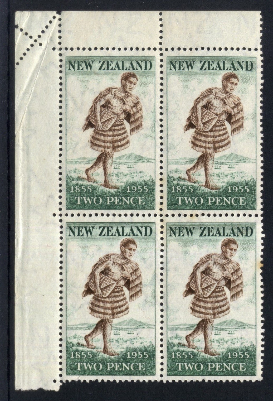 Virtual New Zealand Stamps: 1955 Stamp Centenary