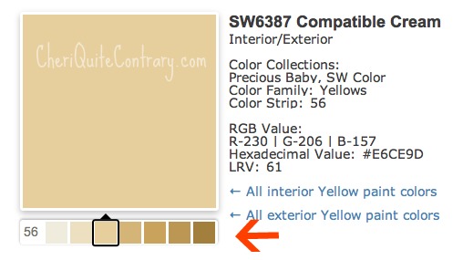 Cheri Quite Contrary: Comparing Paint Colors Between Companies?