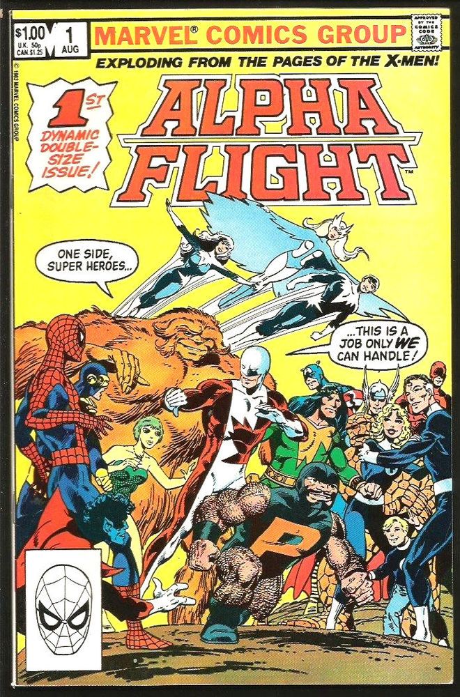 Weird Science DC Comics: Retro Review: Alpha Flight #1 (1983) - "Tundra!"