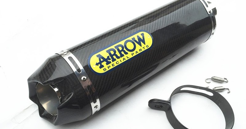 ARROW Universal Carbon Fiber Exhaust Muffler - ALY VTG ENT