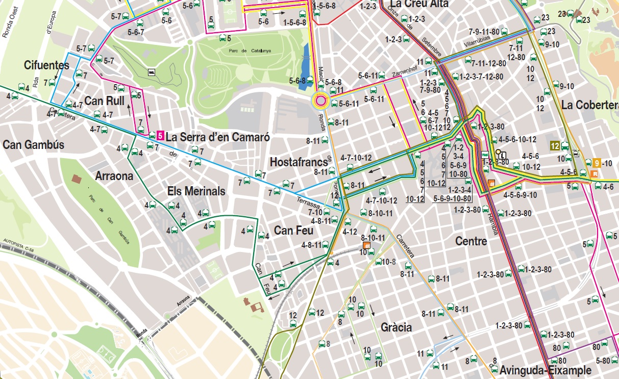 Castell de Can Feu: TUS Transport Urbans de Sabadell