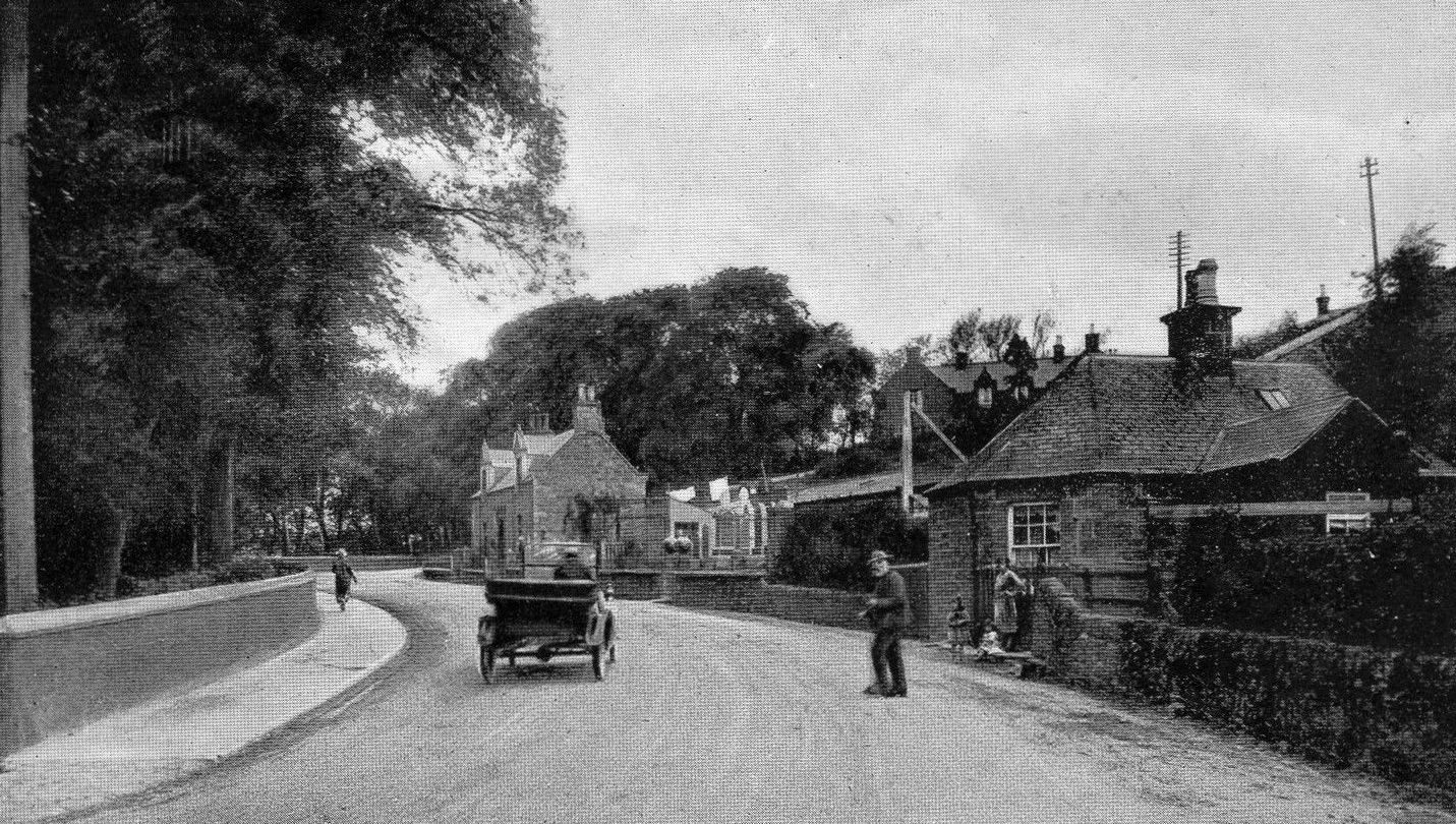 Tour Scotland: Old Photograph Station Road Turriff Scotland