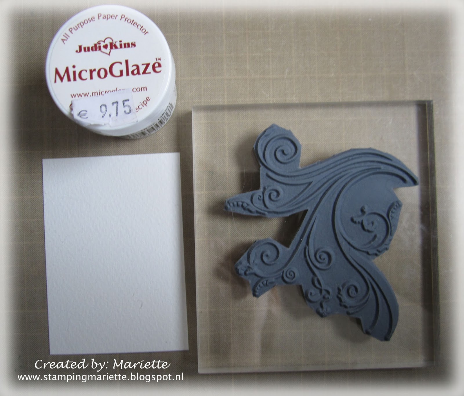 Stamping Mariëtte: ATC tutorial