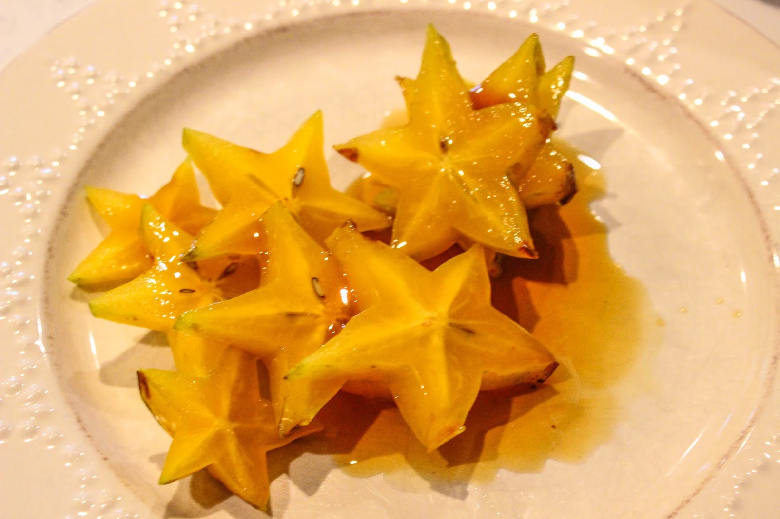 Cannundrums: Starfruit with Honey and Maple Syrup