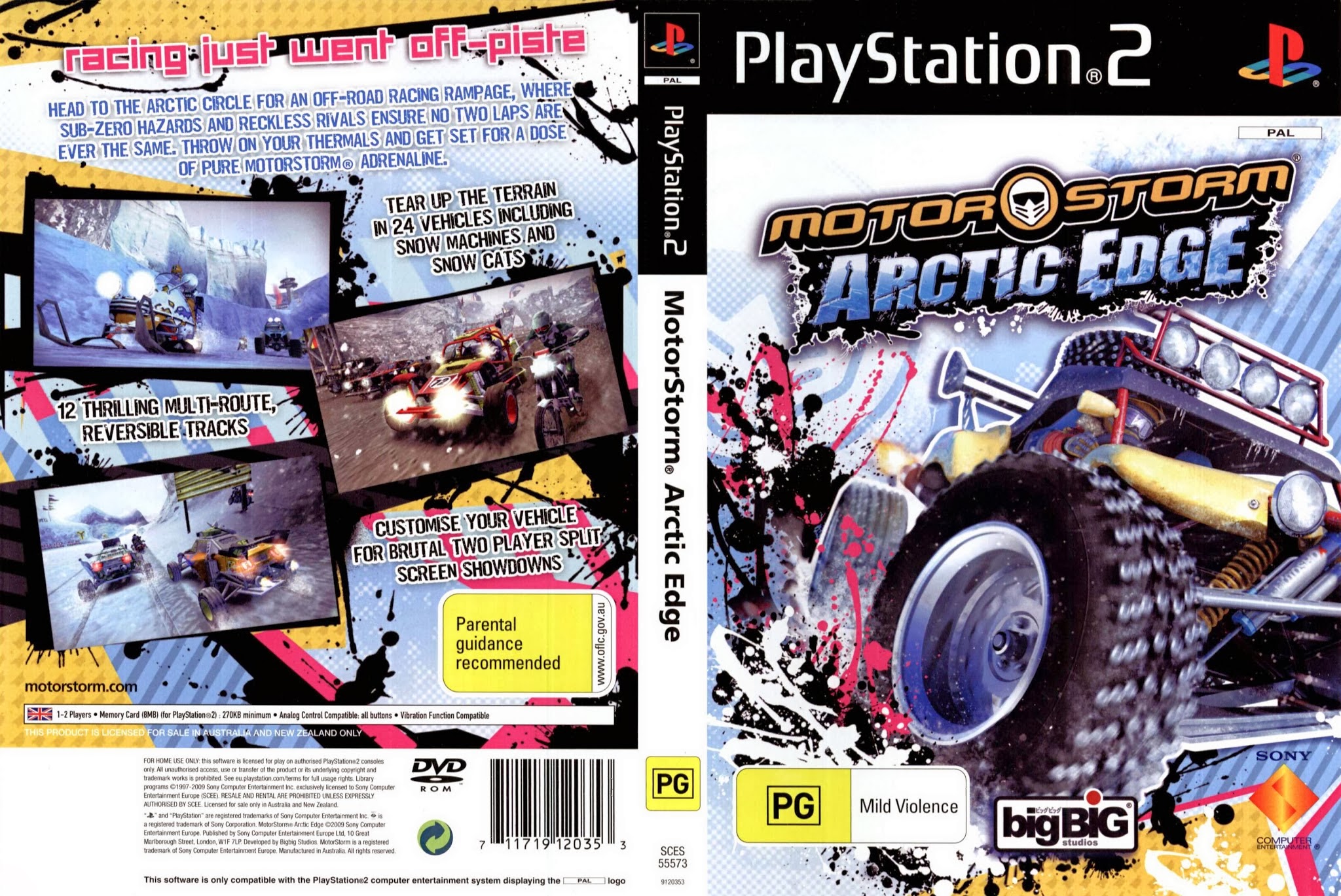 Motorstorm Artic Edge - Playstation 2 | Ultra Capas