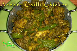 Simple Living Simple Cooking: Andhra Style Chilli Chicken
