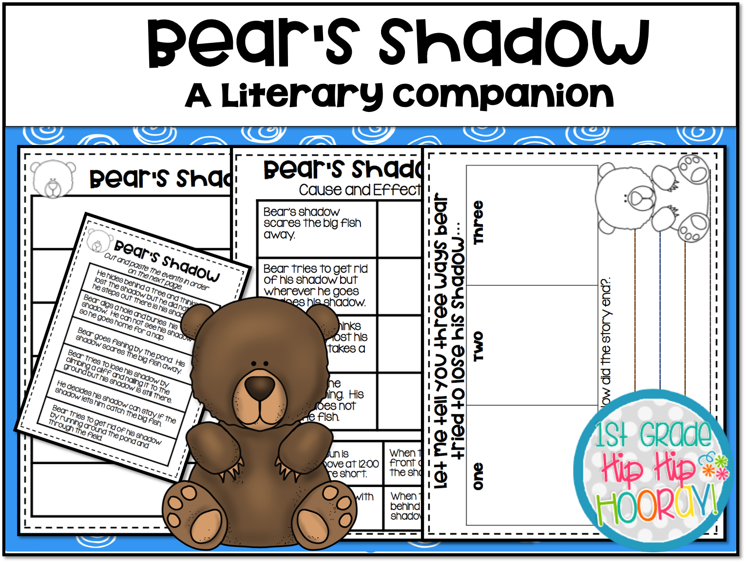 1st Grade Hip Hip Hooray!: Bear's Shadow...A Literary Companion FREEBIE!