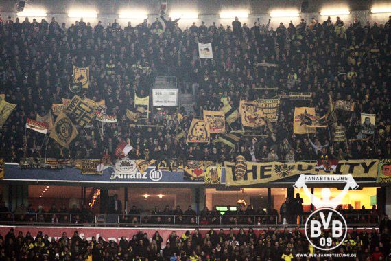 Ultras on tour: Bayern Munich-Borussia Dortmund