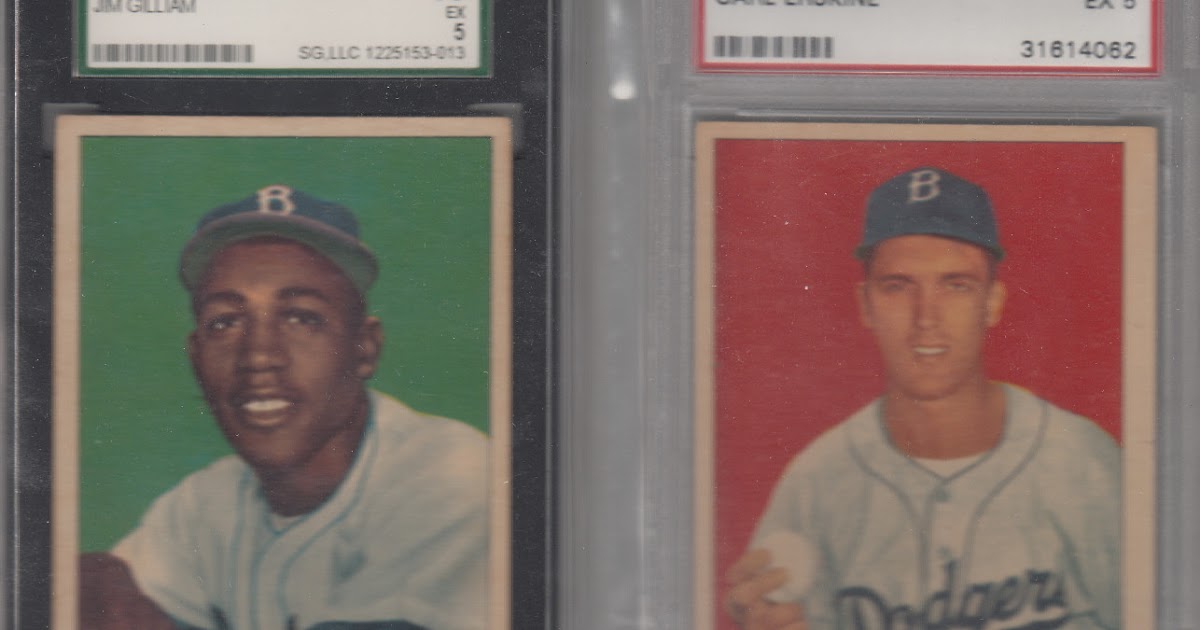 Dodgers Blue Heaven: Check out some 1954 Red Heart Dodger Cards