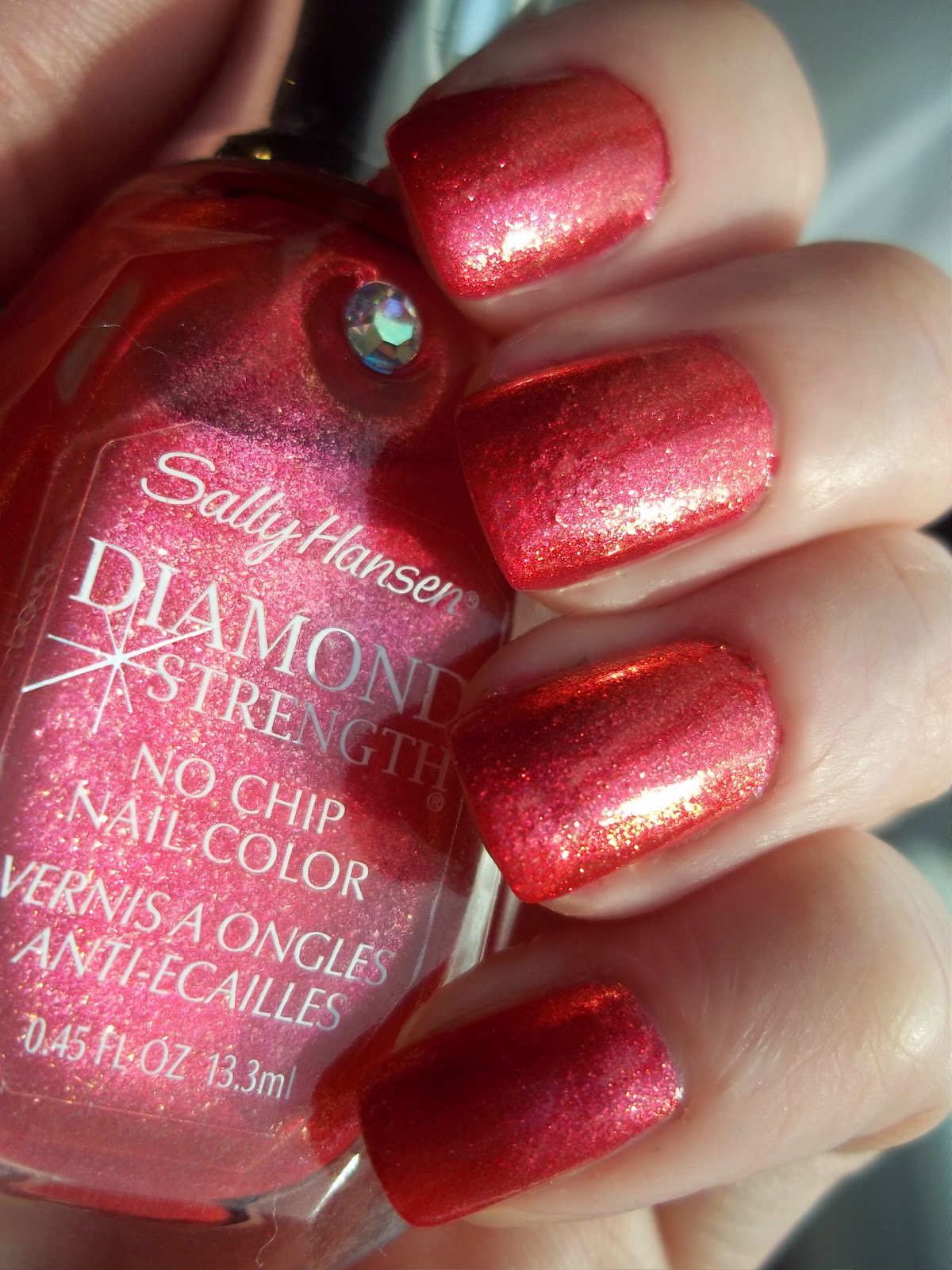 Nail Polish Goddess: Sally Hansen - All Aglow and Ruby Ring
