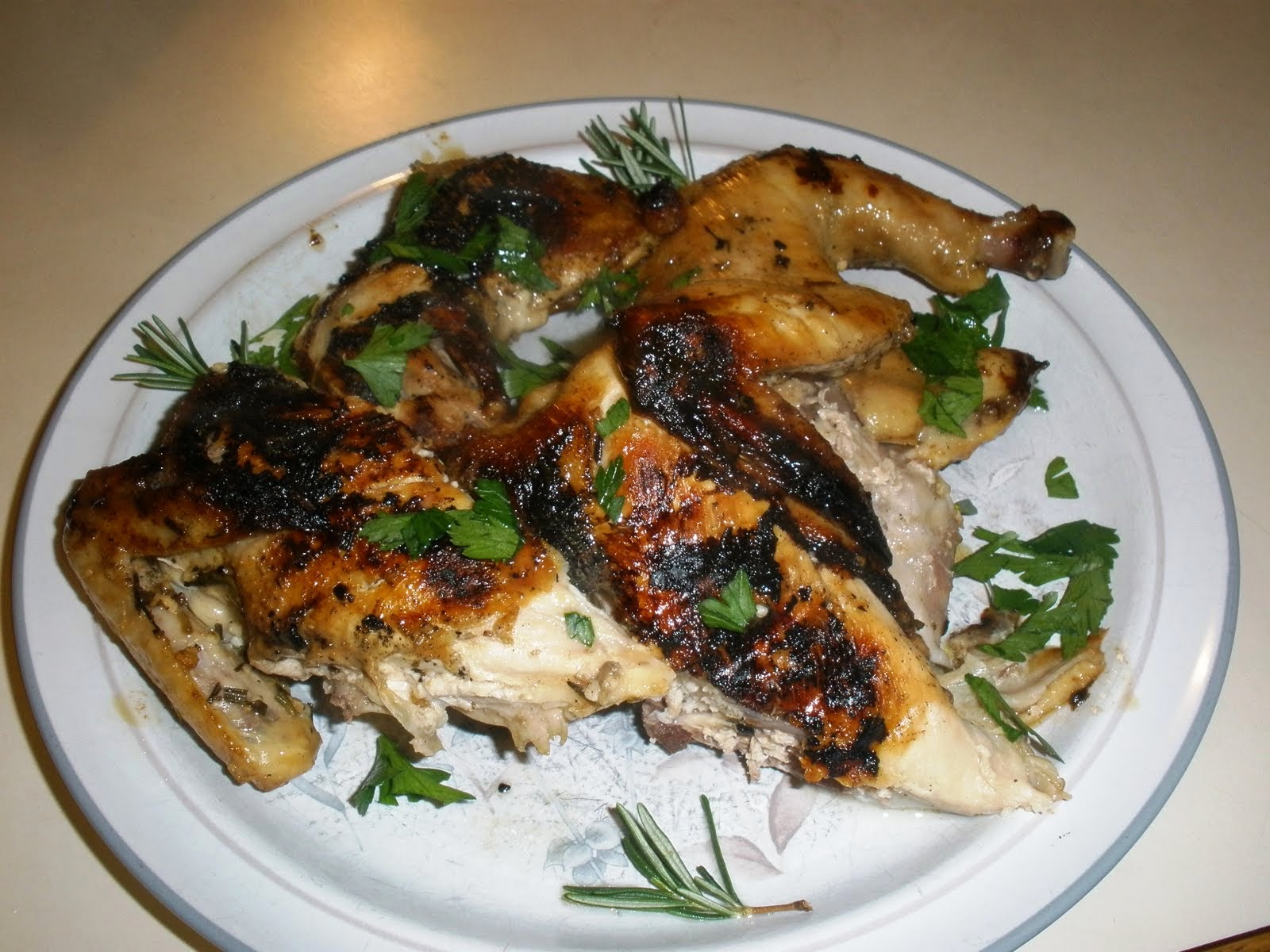 Nice Food Recipe: Sfoglia's Chicken al Mattone Recipe