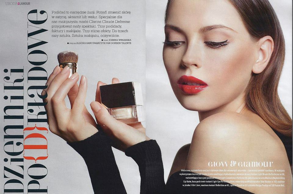 Polish Models Blog: Editorial: Edyta Zajac for Glamour Poland, November ...