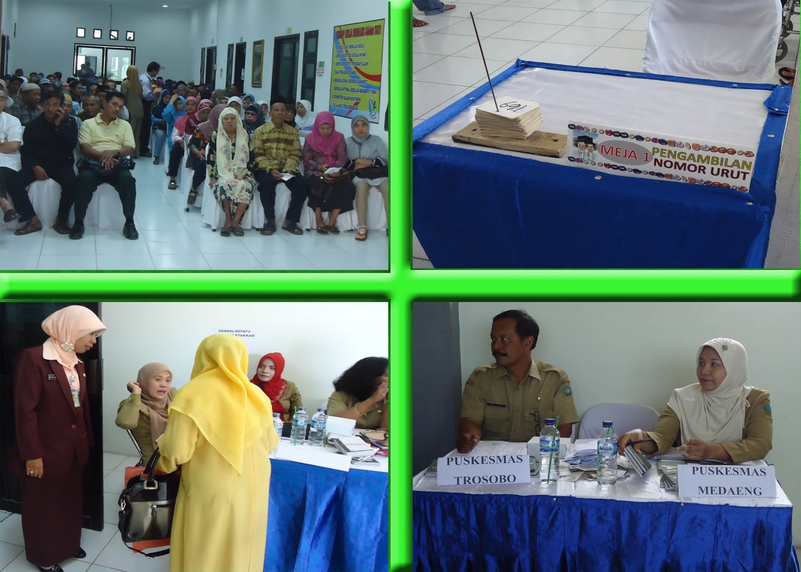 Puskesmas Taman Kabupaten Sidoarjo 250 Calon Jamaah Haji Ikuti Tes