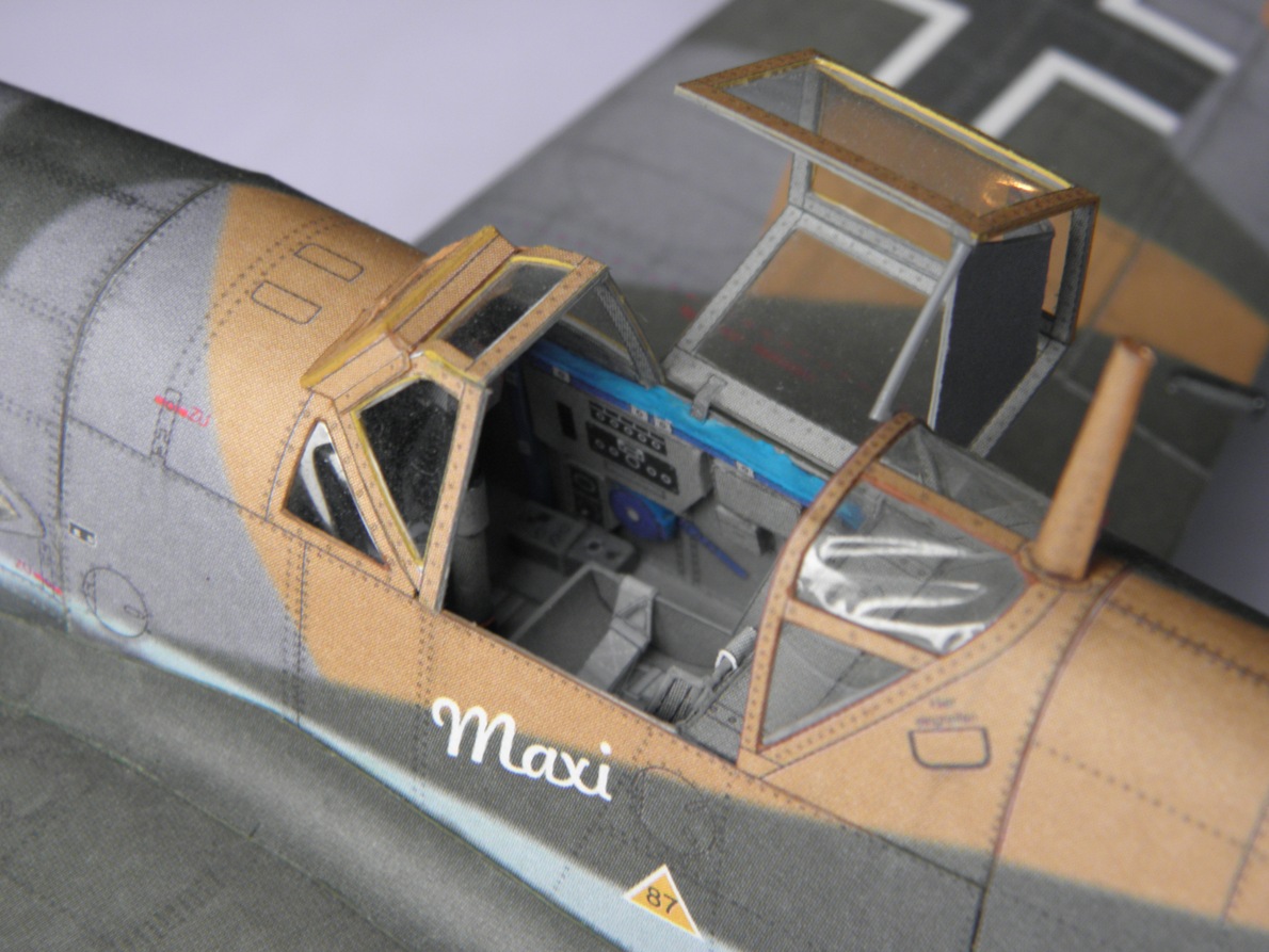 PModels: Messerschmitt Me 109 F-4 1/33 Kartonowa Kolekcja