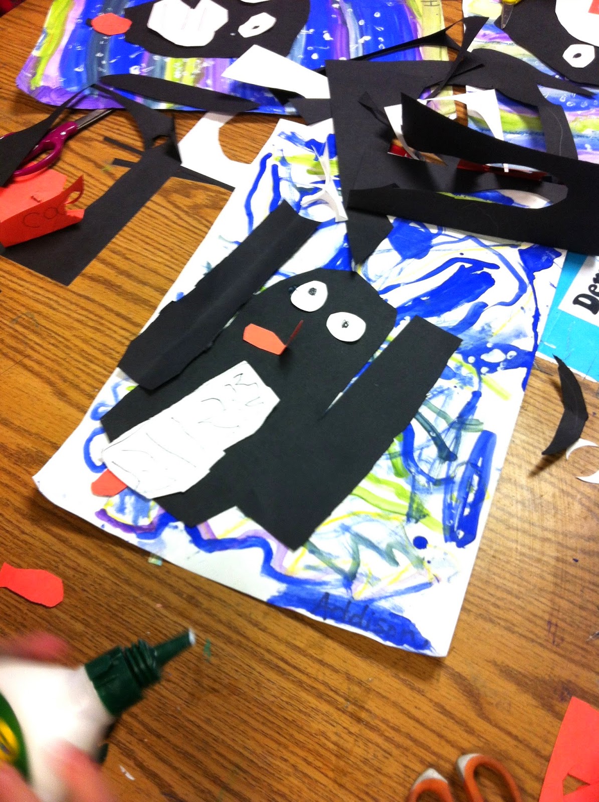 ChumleyScobey Art Room: Penguins in Antarctica