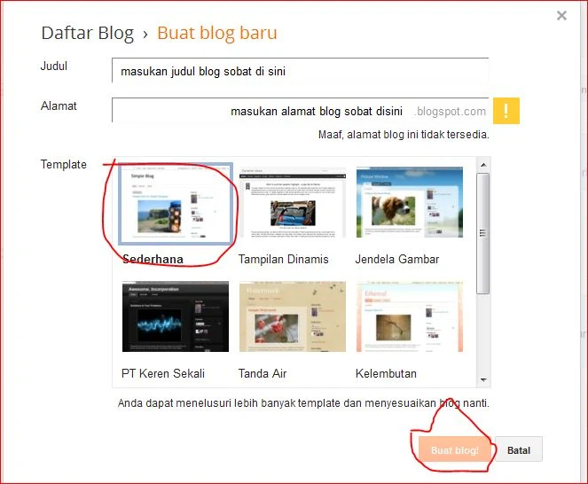 Cara Membuat Blog Untuk Curhat Tutorial Cara Membuat Blog Untuk Pemula - Udin Blog
