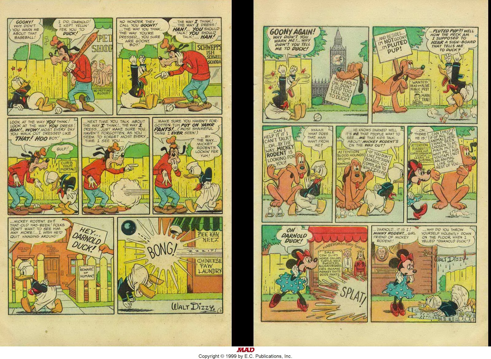 Chicken Fat: SUNDAY FUNNIES!!! MAD's MICKEY RODENT!