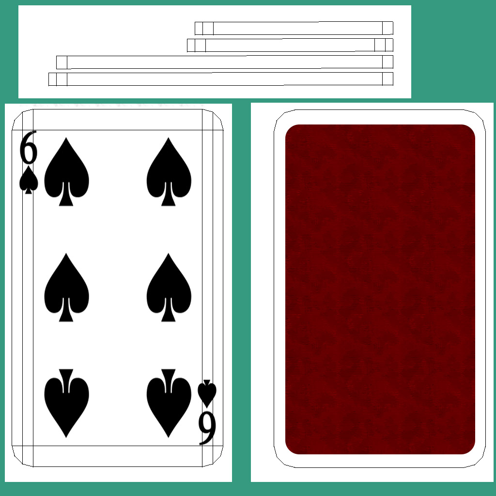 Playing card texture. - Inside My Canvas.