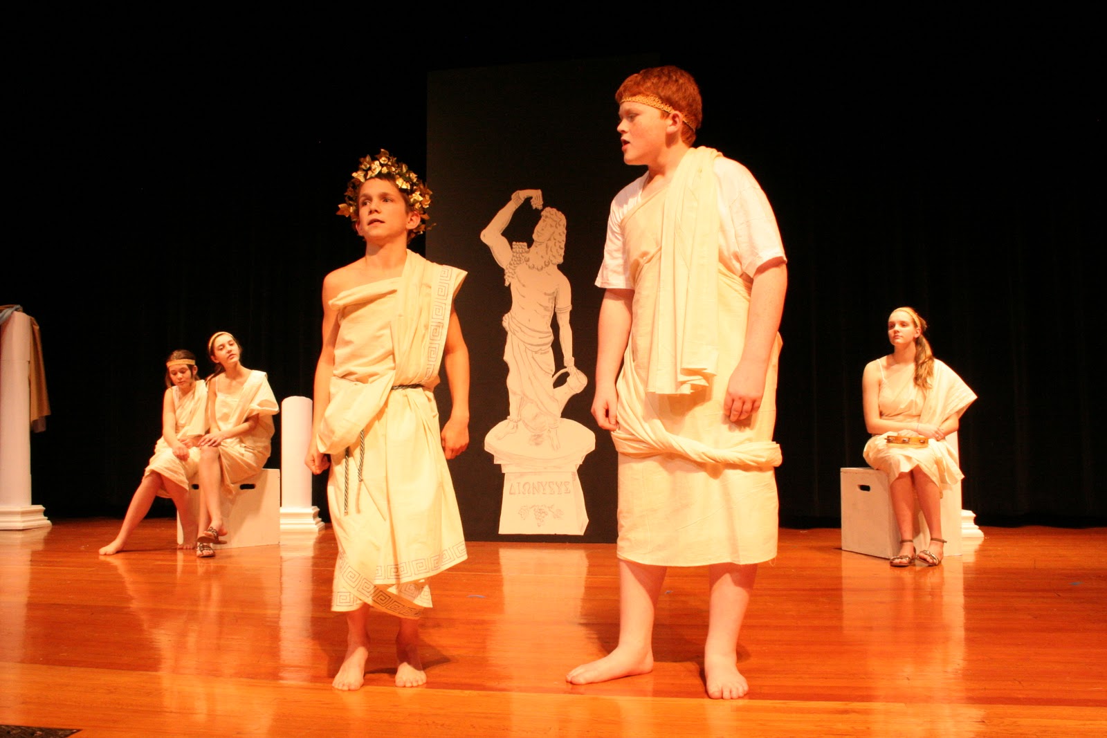 "Circus Olympus" ... Greek Theatre!: King Midas Production Photos