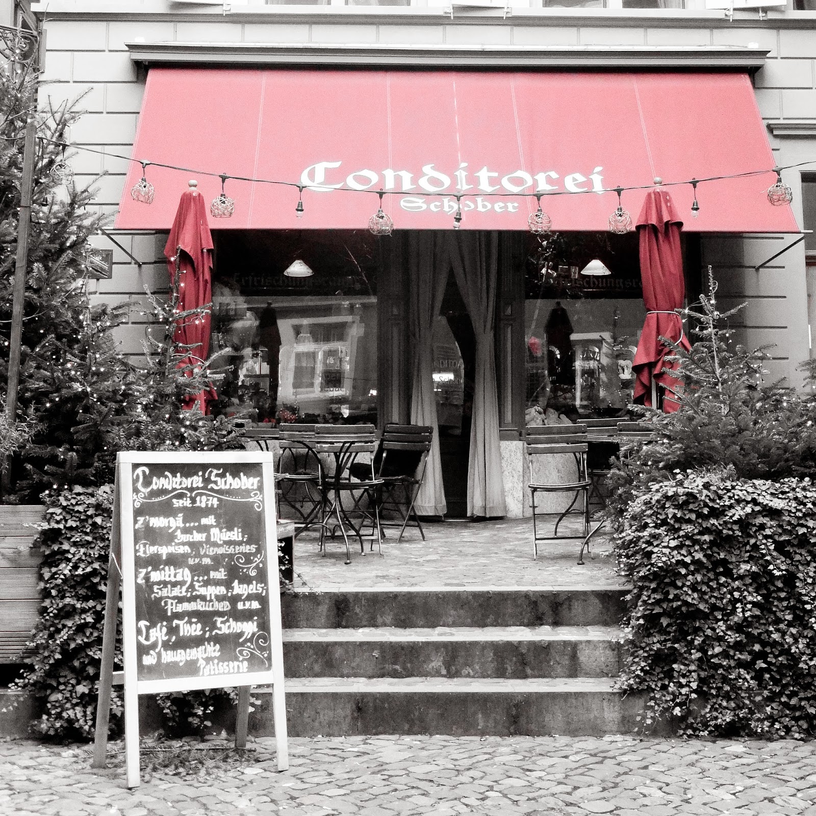 The Homesick Potter: Passionfruit cheesecake at Cafe Schober in Zürich