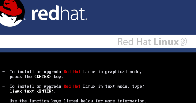 Wey's note: 安裝Red Hat Linux 9 (Shrike)