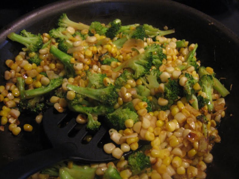 The Full Table: Stir-Fried Corn and Broccoli