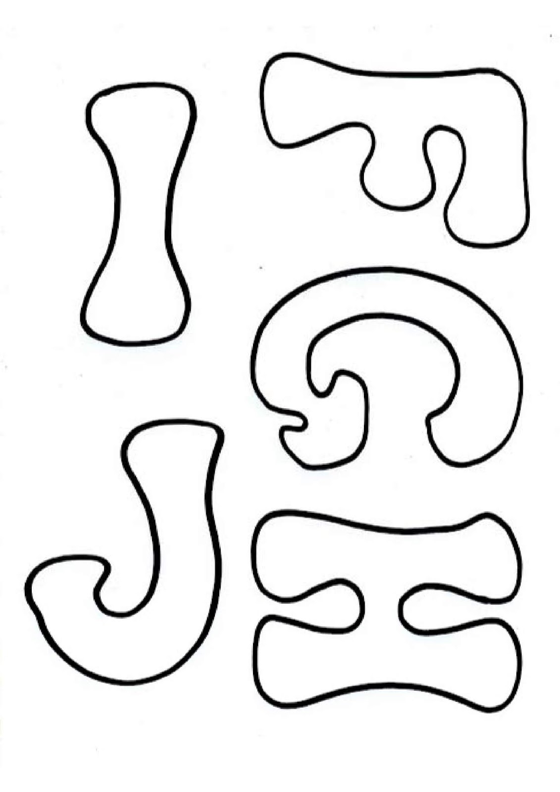 Abc - Letras Do Alfabeto Para Imprimir: 60 Moldes Do Alfabeto Lindos