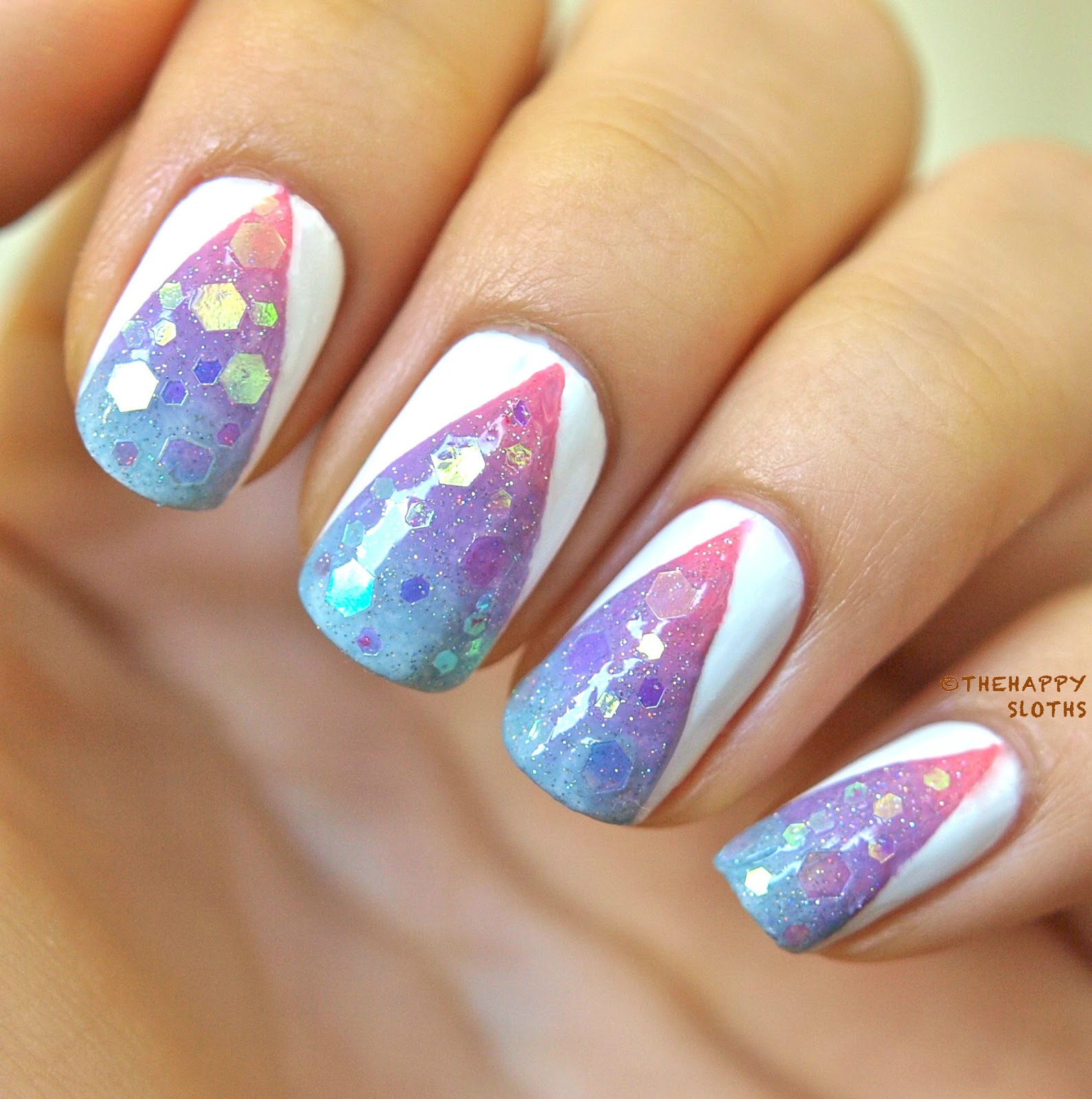 Ombre Triangle Manicure: Tutorial Feature on Nail It! Magazine Online ...