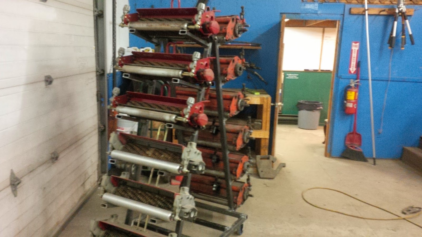 Bobs Shop: Reel rack build