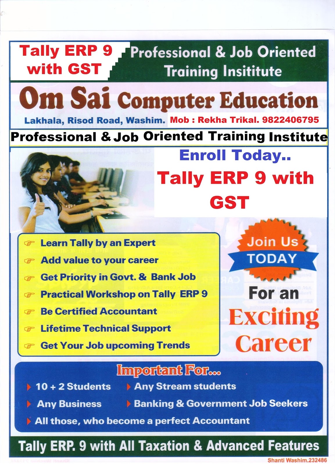 Om Sai Computer Education Washim